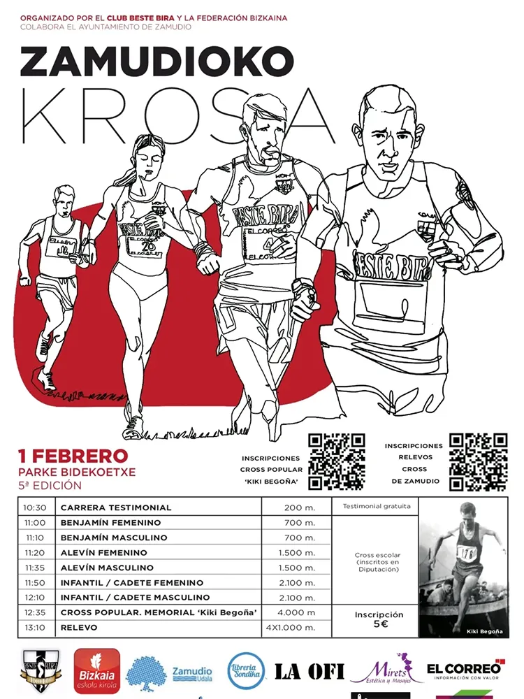 Zamudioko Krosa: toda la información - Aupa Mikel